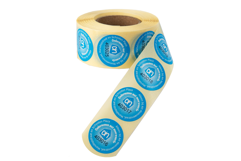 Etiketten en Stickers op rol